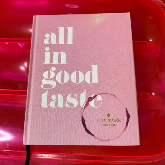 kate spade | Other | Kate Spade All In Good Taste Book | Poshmark